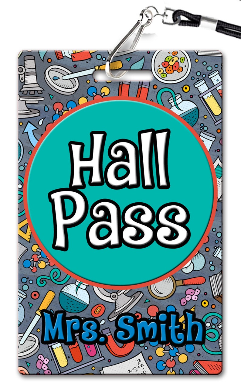 Science Theme Classroom Hall Passes for Teachers | Etsy