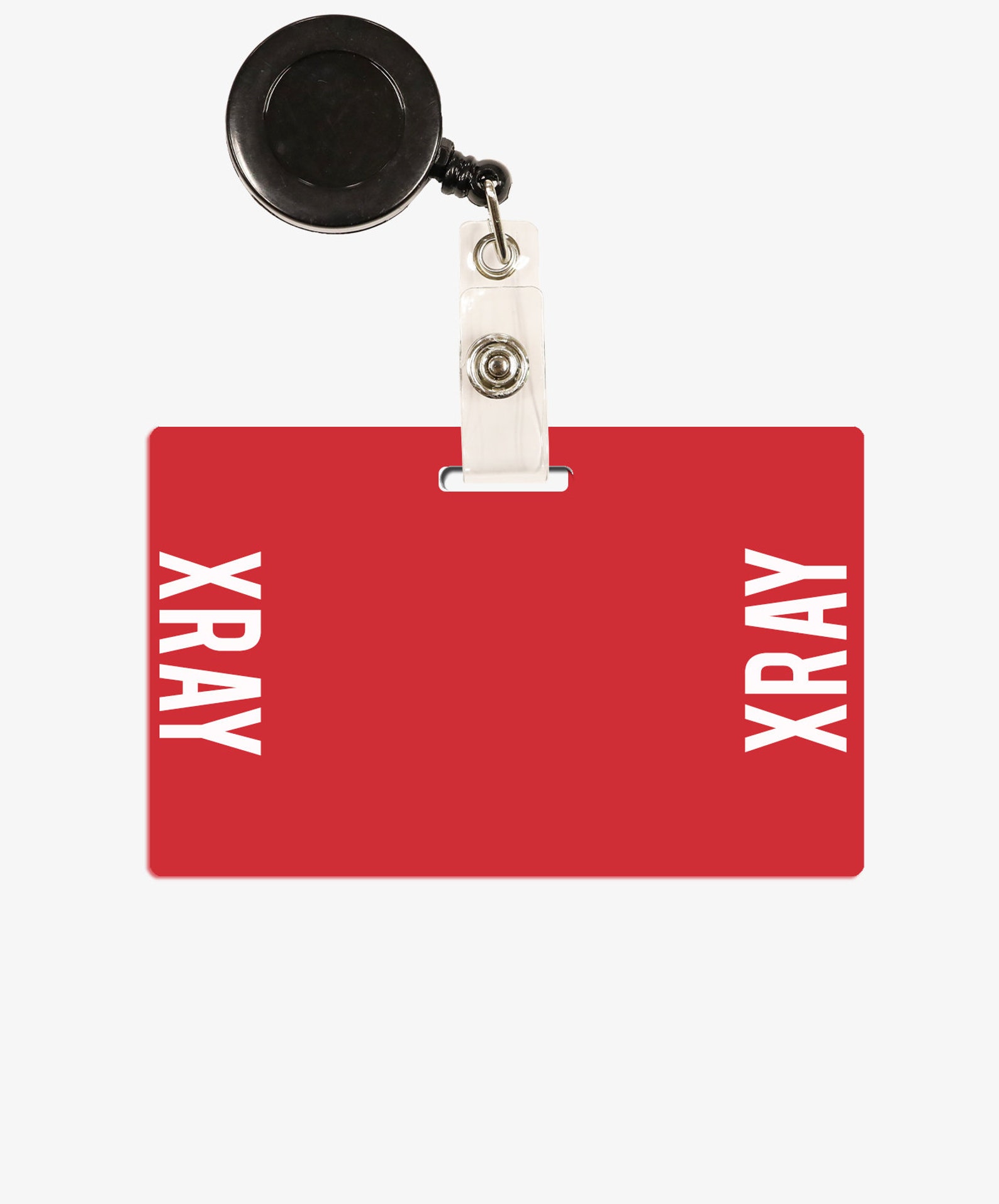 3inx2in Custom Horizontal Badge Buddy PLASTIC, for Vertical ID Cards ...