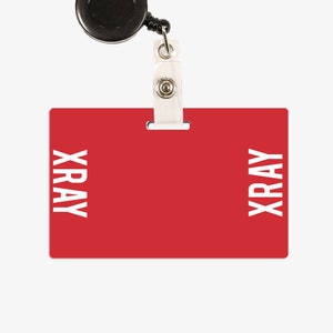 3inx2in Custom Horizontal Badge Buddy PLASTIC, for Vertical ID Cards ...