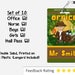 Jungle Theme Classroom Hall Passes for Teachers, Personalized, Set of ...
