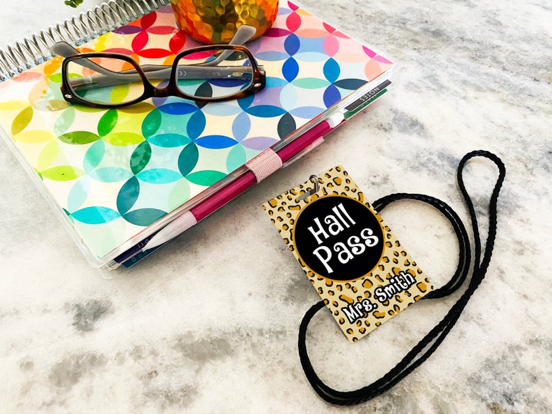 Leopard Theme Classroom Hall Passes for Teachers - Etsy