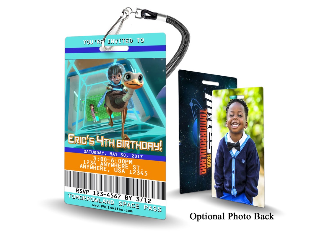 Miles From Tomorrowland Invitation PLASTIC Miles From Tomorrowland ...