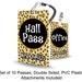 Leopard Theme Classroom Hall Passes for Teachers, Personalized, Set of ...