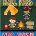 Camping Theme Classroom Hall Passes for Teachers - Etsy