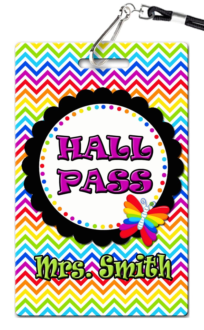 Butterfly Theme Classroom Hall Passes for Teachers - Etsy