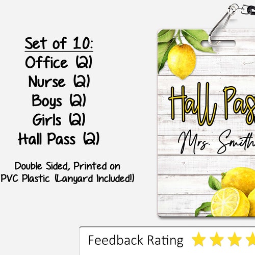 Tropical Getaway Theme Classroom Hall Passes for Teachers - Etsy