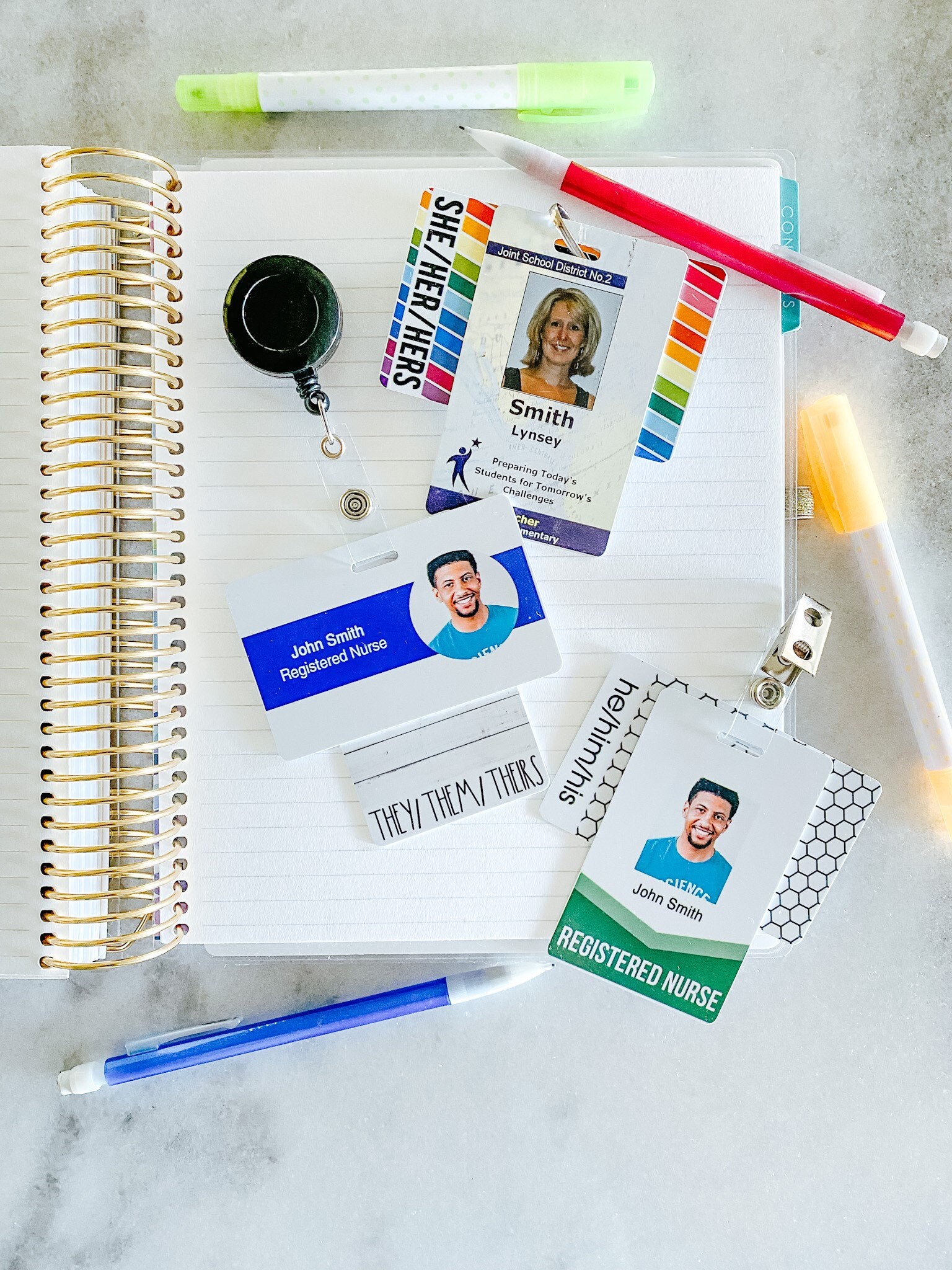 Pronouns Badge Buddy Pronoun Id Card Gender Awareness Badge - Etsy