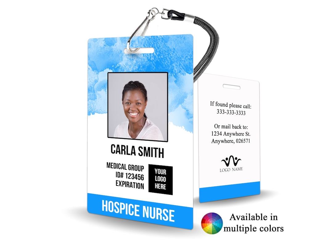Nurse ID Badge - Nurse Badge, Hospital Badge, Medical Badge, Healthcare ...