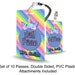Unicorn Theme Classroom Hall Passes for Teachers, Personalized, Set of ...