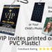 VIP Pass Birthday Invitation PLASTIC VIP Pass Birthday Vip - Etsy
