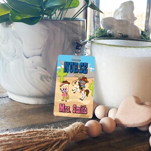 Cowboy Theme Classroom Hall Passes for Teachers, Personalized, Set of ...