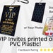 VIP Pass Birthday Invitation PLASTIC VIP Pass Birthday, Vip Pass ...