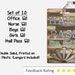 Farmhouse Theme Classroom Hall Passes for Teachers, Personalized, Hall ...