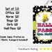 Bee Theme Classroom Hall Passes for Teachers Personalized | Etsy