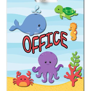 Under the Sea Theme Classroom Hall Passes for Teachers, Personalized ...