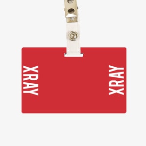 3inx2in Custom Horizontal Badge Buddy PLASTIC, for Vertical ID Cards ...