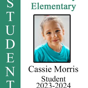 Student ID Card - School Badge, Student Identification, Student ID ...