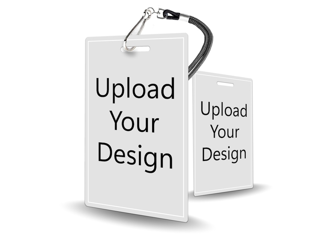 Upload Your Own Design, Custom ID Badge, Design Your Own Id Card ...