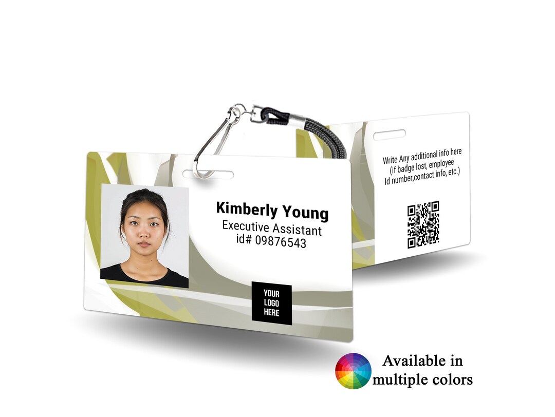 Abstract Office Badge - Office Badge, Abstract Design, Unique ID ...