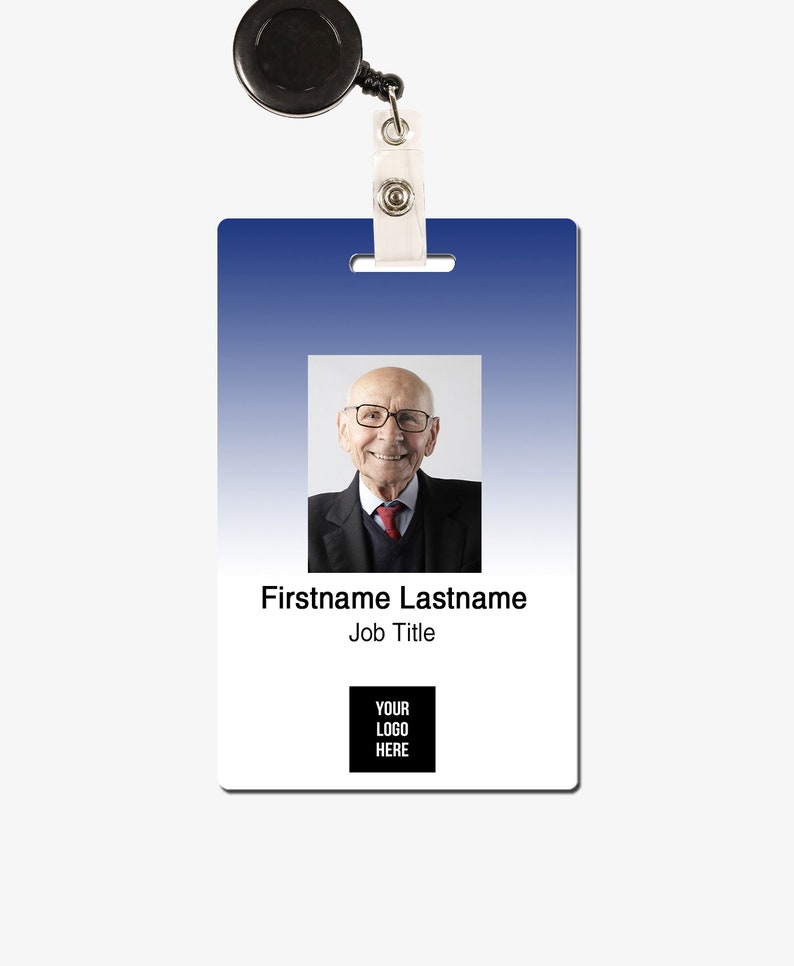 Classic Customizable Office Badge - Office Badges, Staff ID, Custom ID ...
