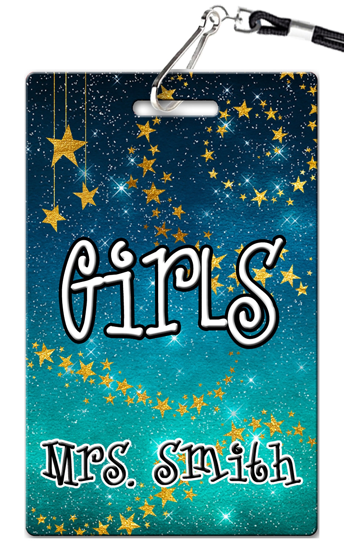 Stars Theme Classroom Hall Passes for Teachers Personalized - Etsy