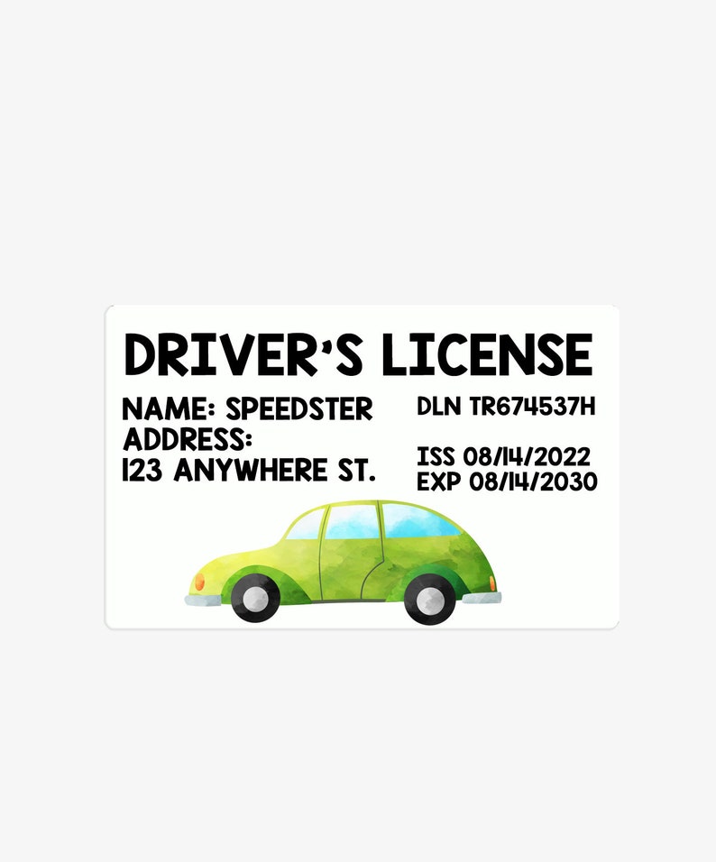 Dramatic Play Wallet Card Set 6 Cards Pretend Play Kids - Etsy