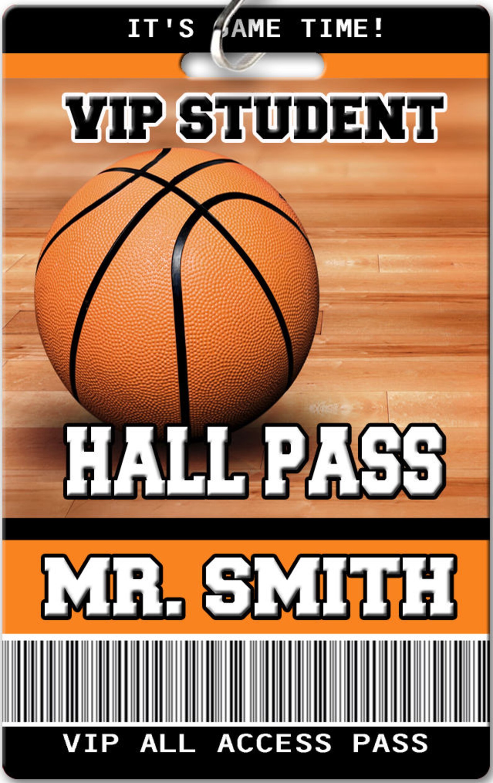 Basketball Theme Classroom Hall Passes for Teachers - Etsy