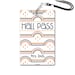 Boho Rainbow Theme Classroom Hall Pass, Personalized, Set of 10 - Etsy