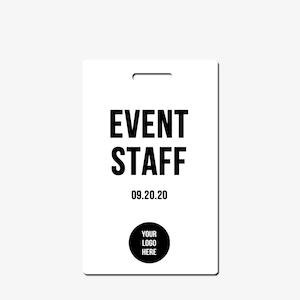 Staff Badge for Conference or Event - Conference Badge, Event Staff ID ...