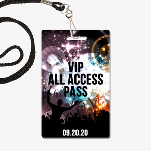 VIP Pass for Event or Party - Vip Pass, Event Pass, Party Pass ...