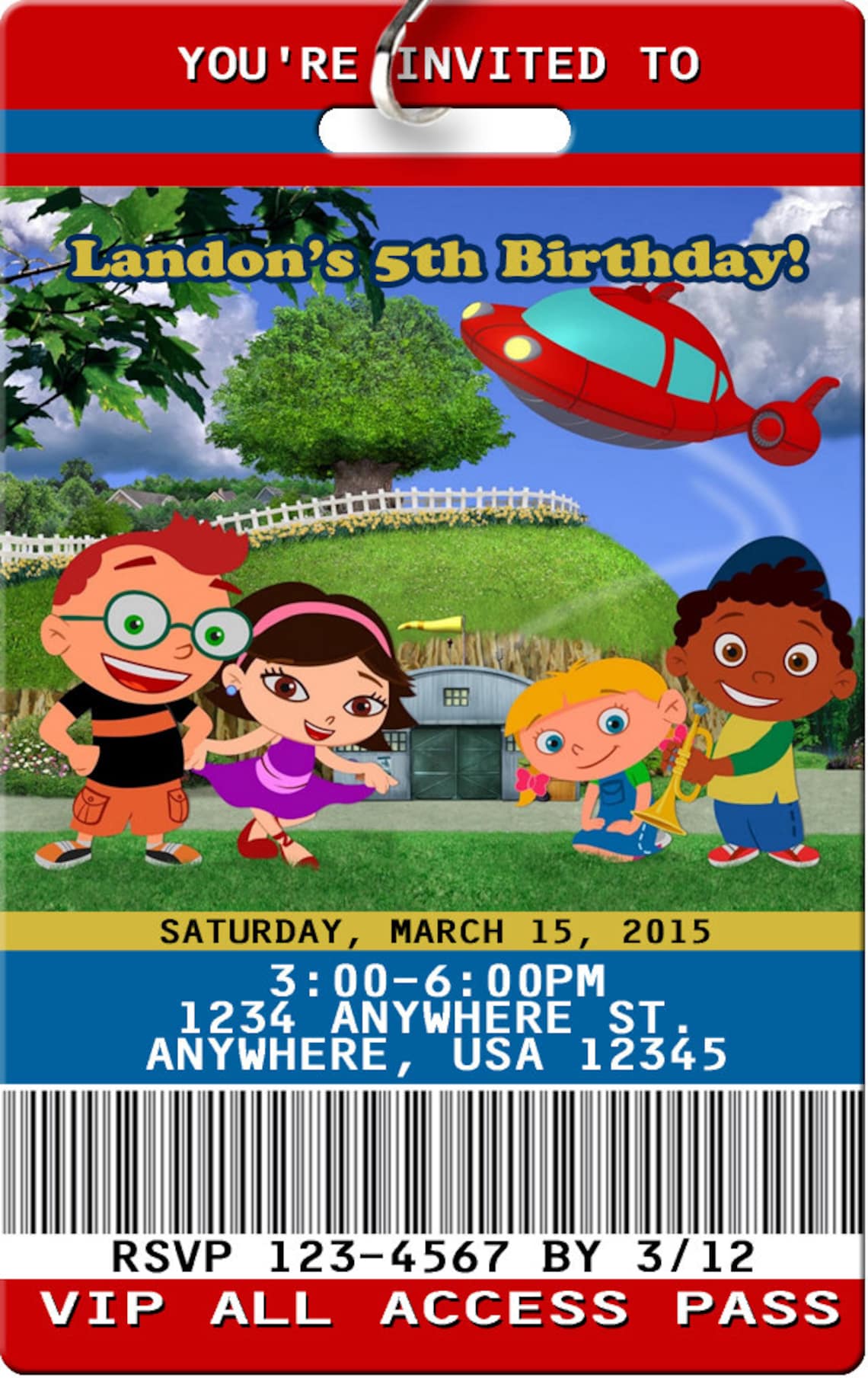 Little Einsteins Invitation PLASTIC Little Einsteins, Little Einsteins ...