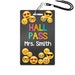 Emoji Theme Classroom Hall Passes for Teachers, Personalized, Hall Pass ...