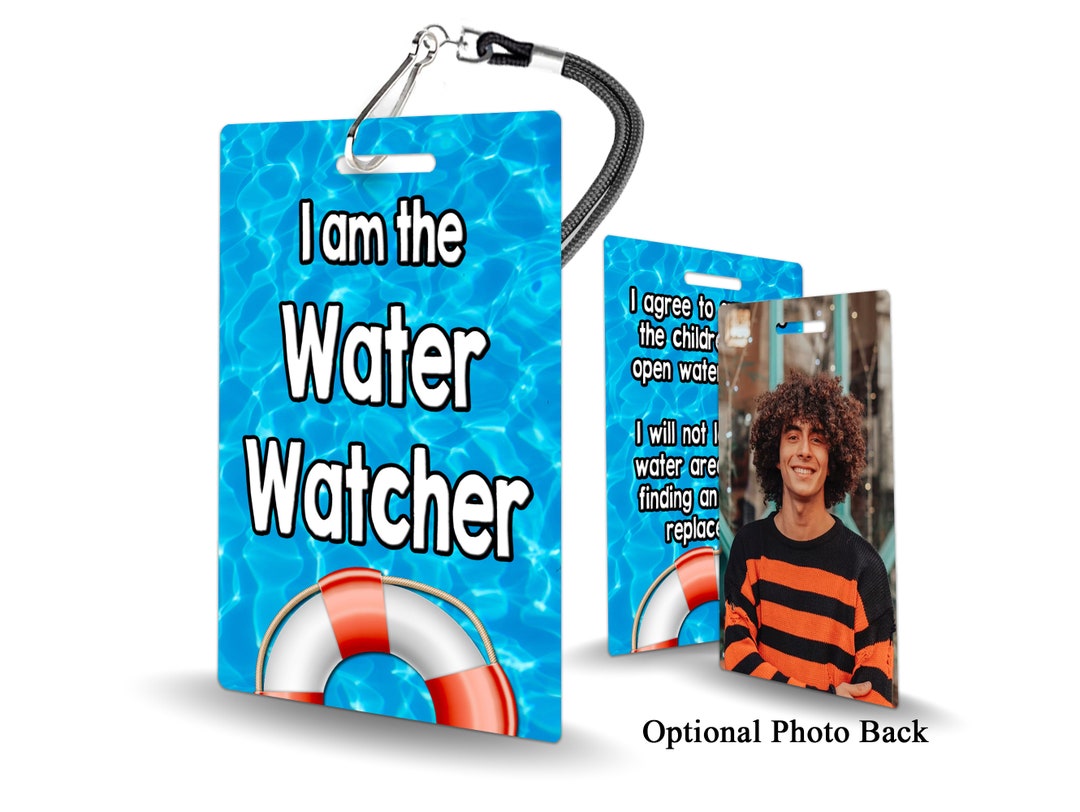Water Watcher ID - Lifeguard ID, Badge, Unique ID, Creative Badge ...
