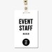 Staff Badge for Conference or Event - Conference Badge, Event Staff ID ...