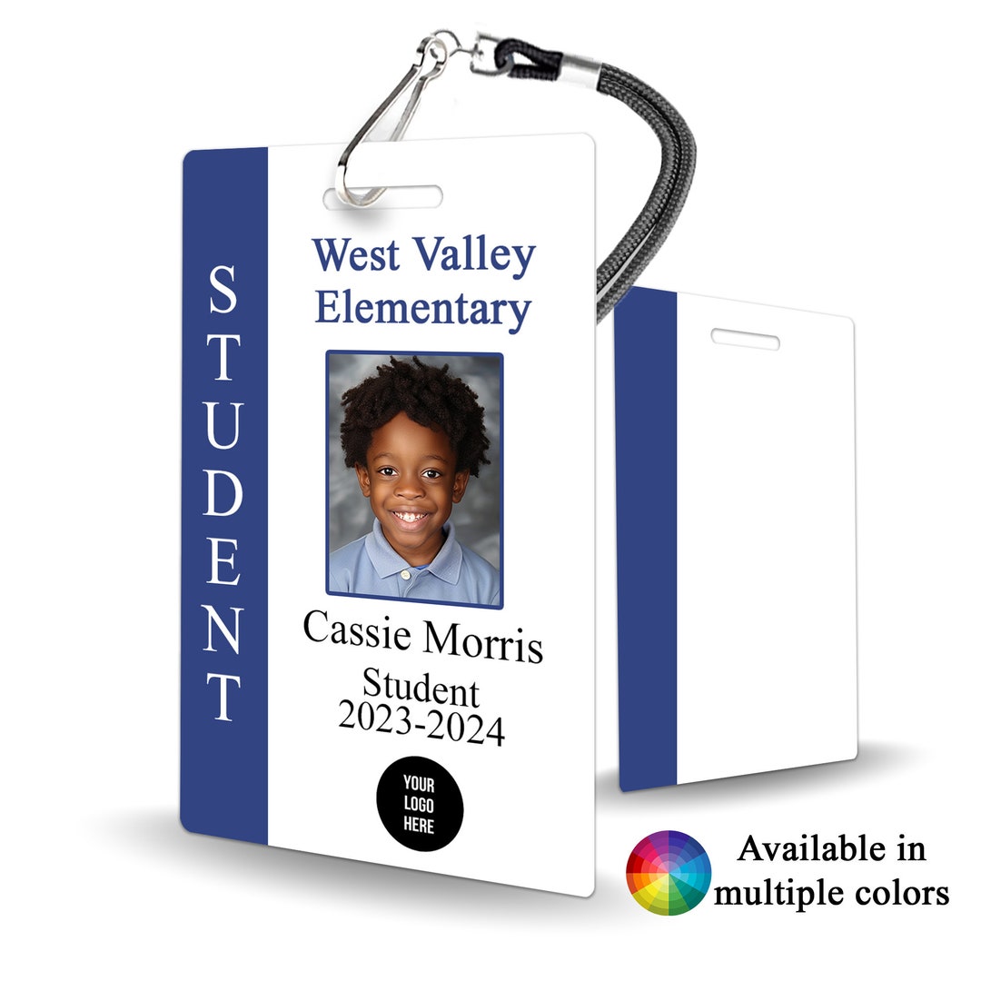 Student ID Card - School Badge, Student Identification, Student ID ...