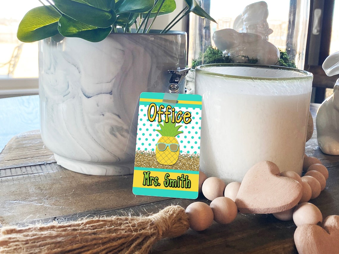 Pineapple Theme Classroom Hall Passes for Teachers - Etsy