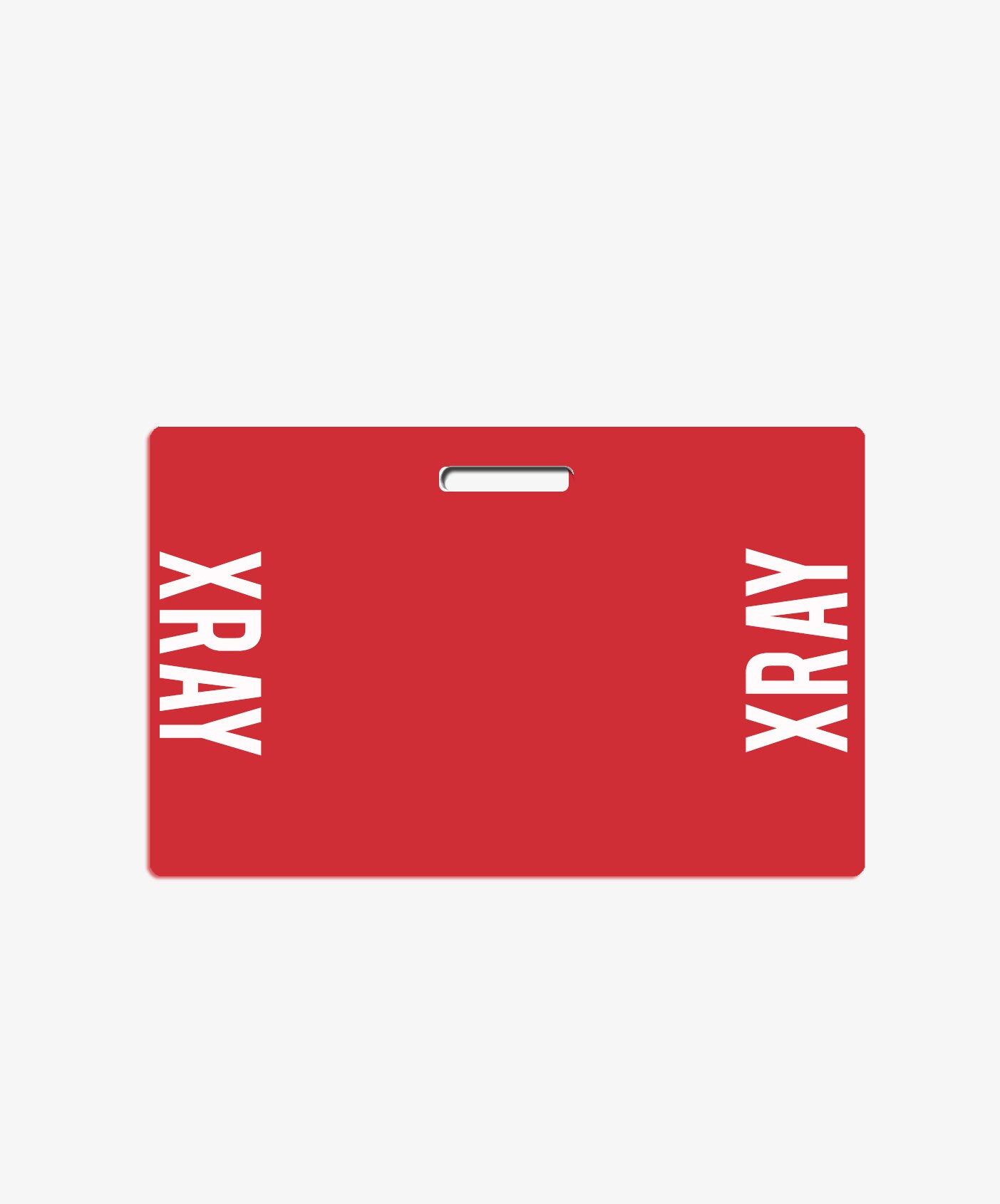 3inx2in Custom Horizontal Badge Buddy PLASTIC, for Vertical ID Cards ...