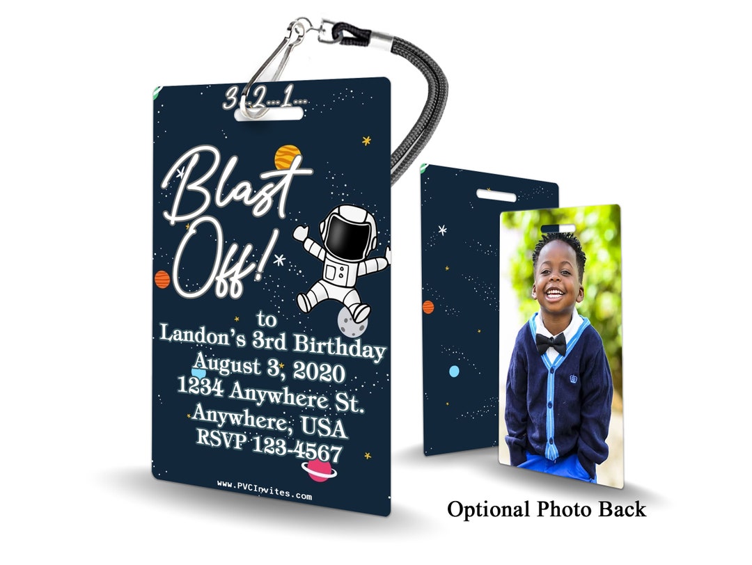 Blast off Birthday Invitation PLASTIC Blast off Birthday, Blast off ...