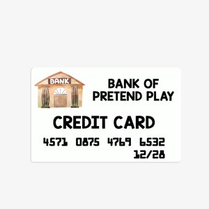 Dramatic Play Wallet Card Set (6 Cards), Pretend Play Kids Badges - Etsy