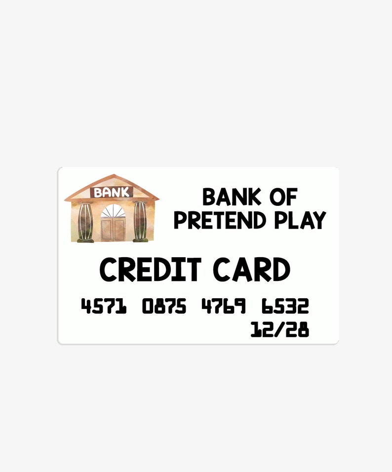 Dramatic Play Wallet Card Set (6 Cards), Pretend Play Kids Badges - Etsy
