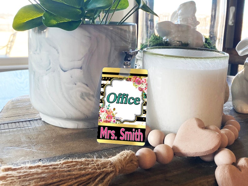 Flowers Theme Classroom Hall Passes for Teachers | Etsy