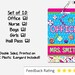 Candy Theme Classroom Hall Passes for Teachers, Personalized, Set of 10 ...