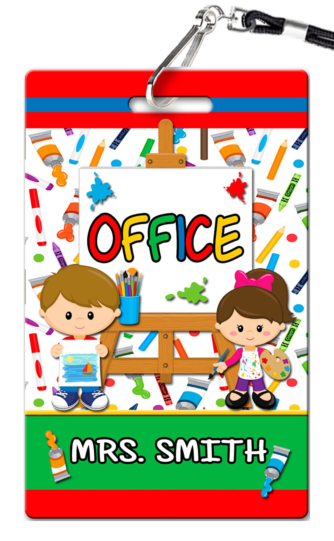 Artist Theme Classroom Hall Passes for Teachers Personalized | Etsy