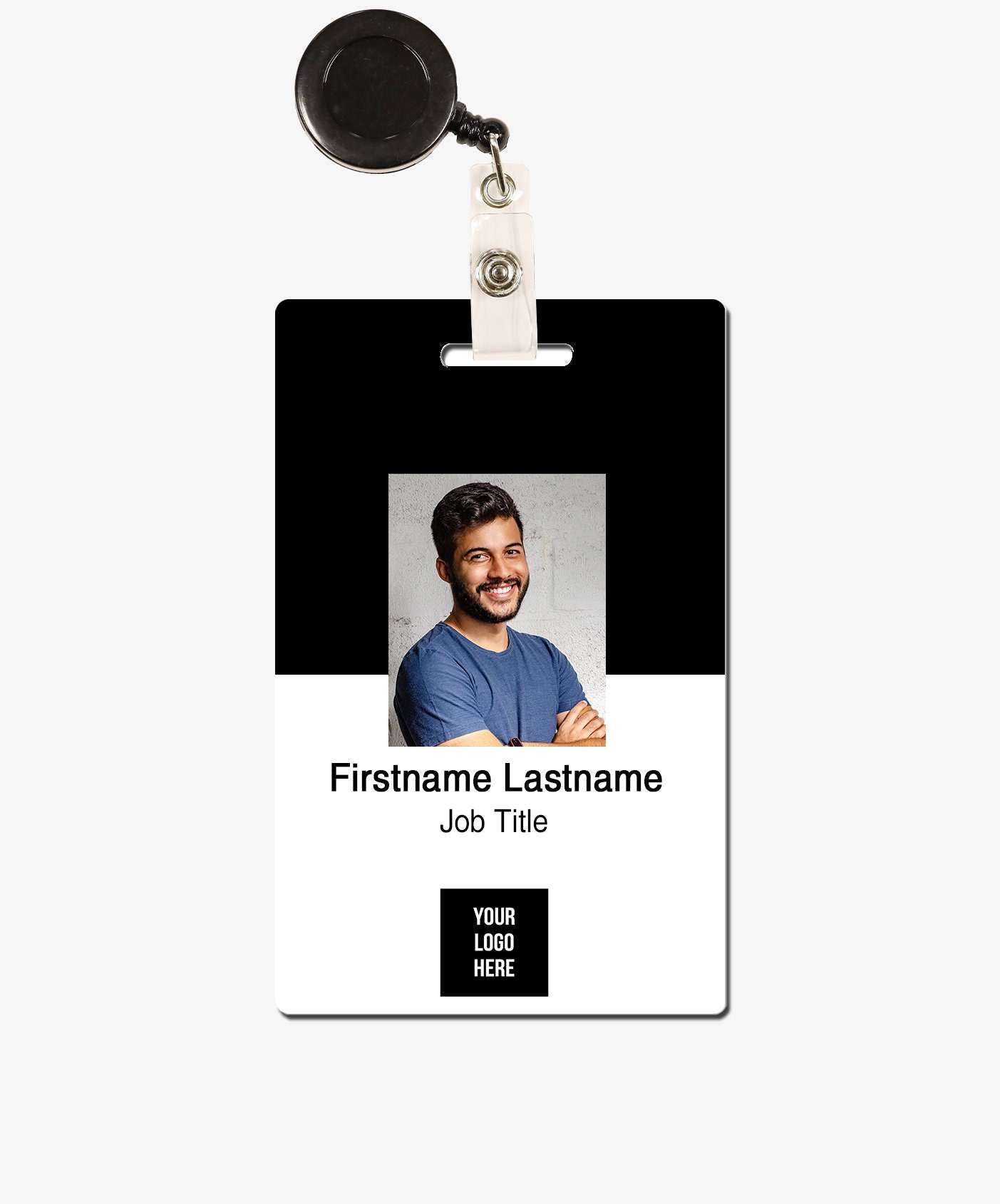 Custom ID Badge Design Your Own Id Card Plastic Badge - Etsy