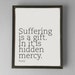 Printable | Rumi | Suffering is a Gift | Inspirational Quote Poster ...