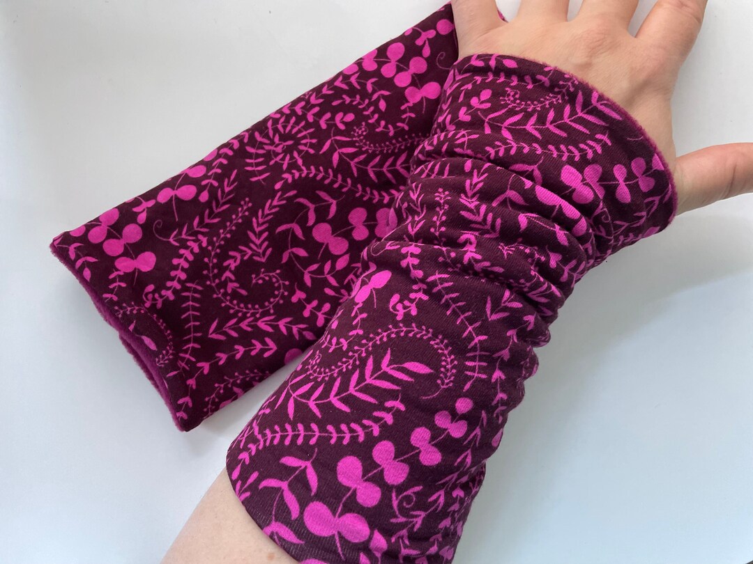 Armstulpen Stulpen Pulswärmer Müffchen Pink Fuchsia Bordeaux - Etsy