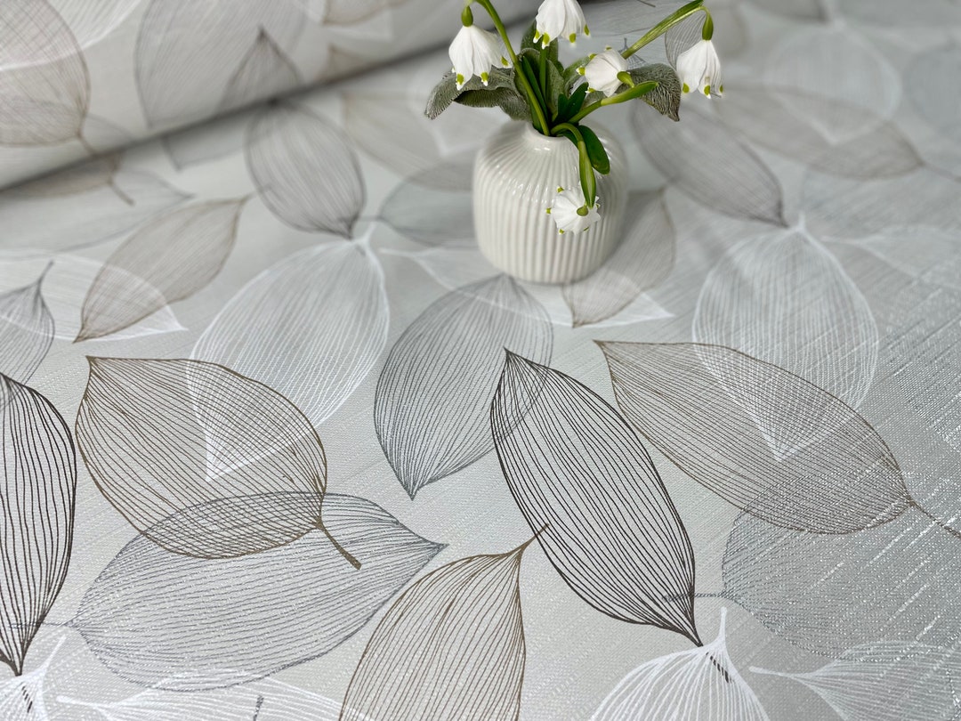 Oilcloth Tablecloth Tablecloth Garden Tablecloth Weatherproof Beige ...