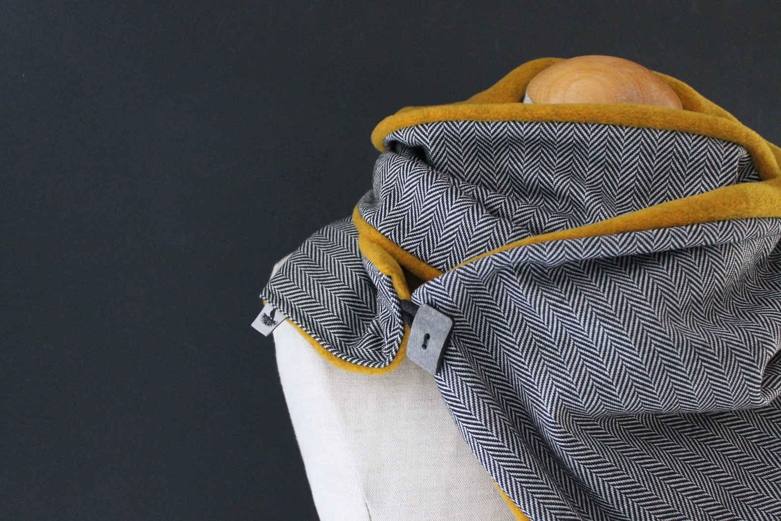 Wrap Scarf Triangular Scarf Fishbone Scarf Scarf Button Scarf Loop ...