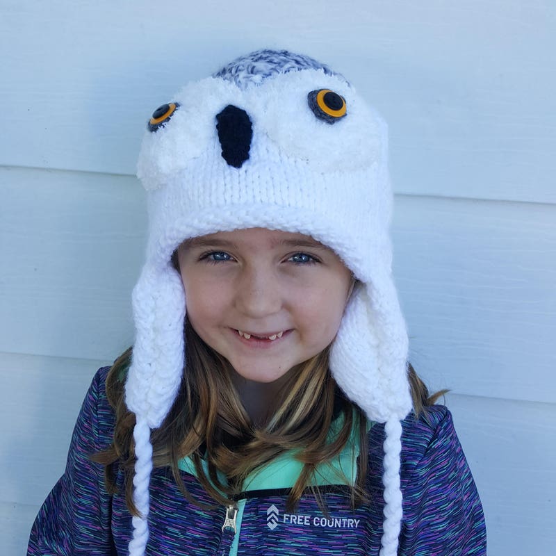 Snowy Owl Hat - Etsy