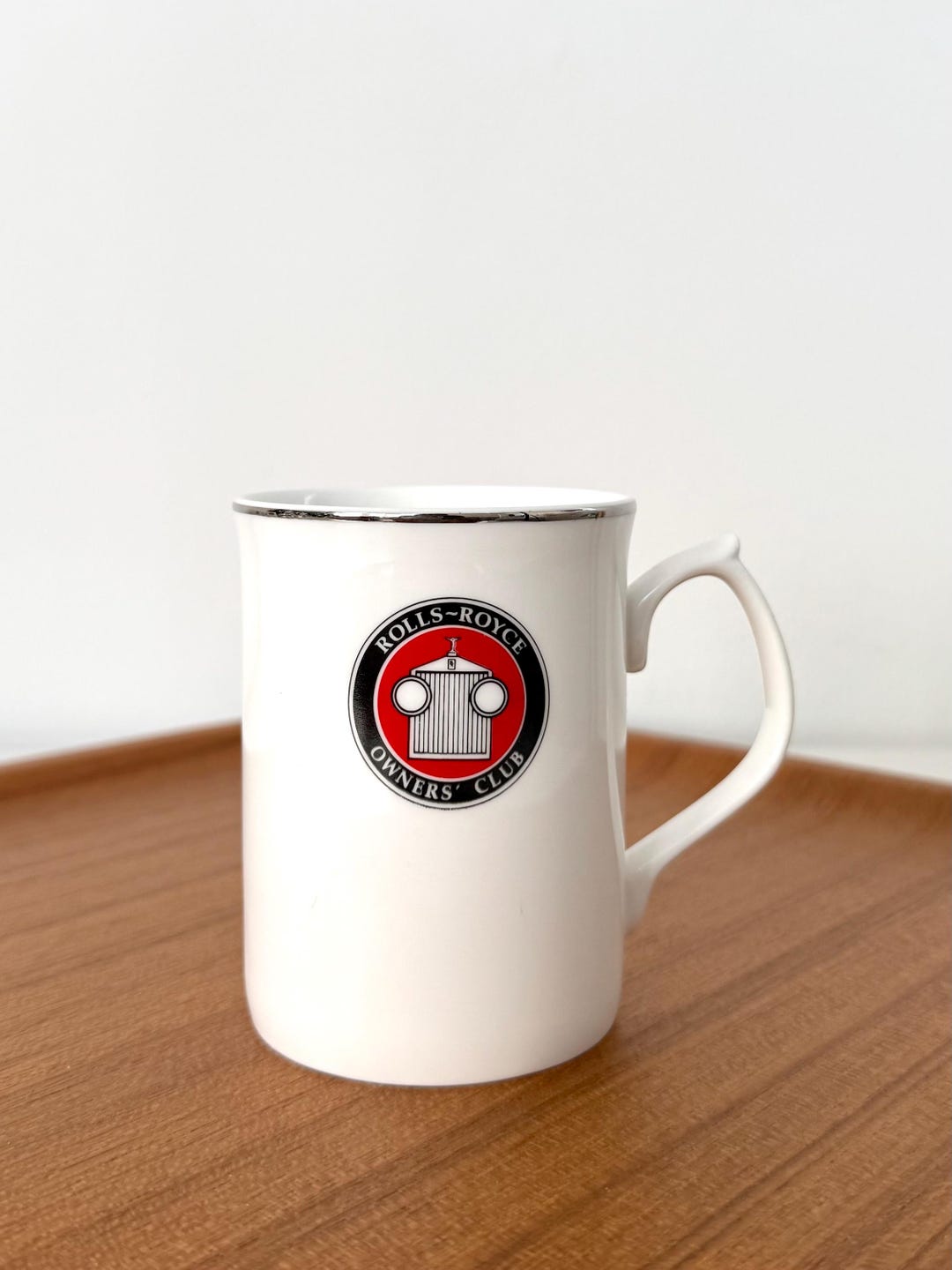 Rolls Royce Owners Club Cup Vintage Blue Lagoon Fine Bone China Coffee ...